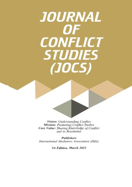 Journal of Conflict Studies (JOCS) - First Edition March 2023 by ...