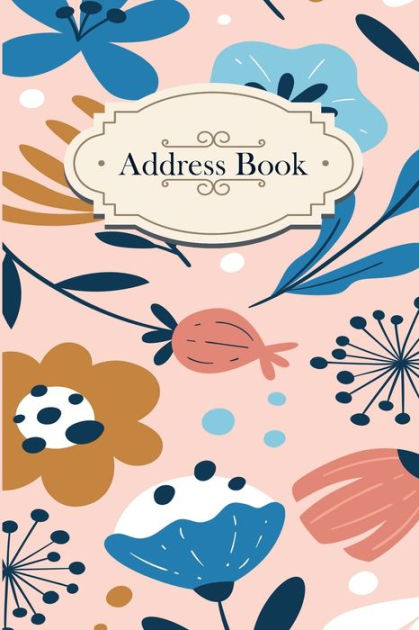 Floral Pattern Address Book: Pink by Sarah Frances, Paperback | Barnes ...
