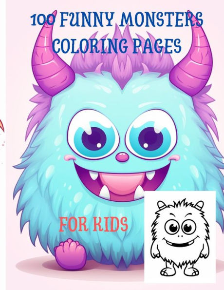 100 Funny monsters Coloring pages by DiMax SergioLi, Paperback | Barnes ...