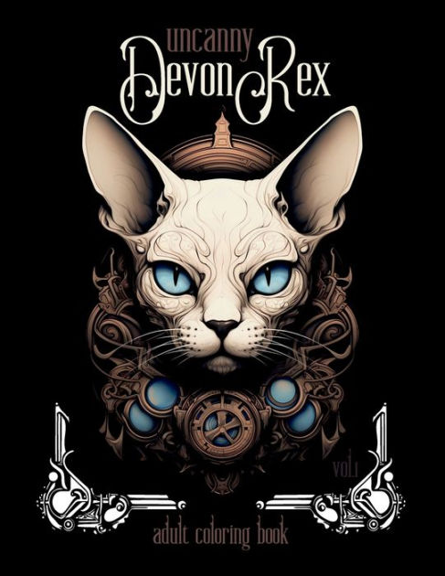 Uncanny Devon Rex Adult Coloring Book: Unique Illustrations to Color ...