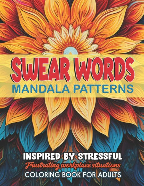 Mandalas & Swear Word Journey: Therapeutic Art: Large 8.5x11 Print by ...