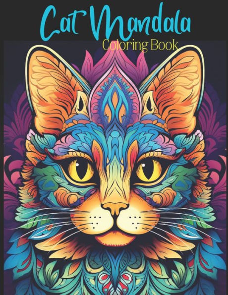 Cat Mandala Coloring Book: Beautiful Mandala Design Coloring Pages ...