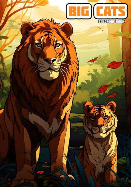 Big Cats: Coloring Book by Tom Orrore, Paperback | Barnes & Noble®