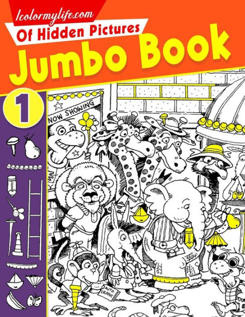 Jumbo Book of Hidden Pictures For Kids by Robert Cunningham, Paperback ...