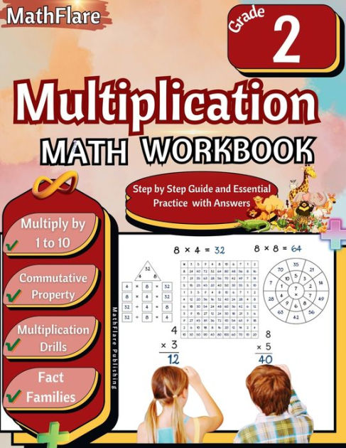 Multiplication Math Workbook 2nd Grade: Multiplication Grade 2 ...