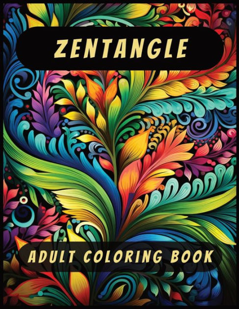 Zentangle Adult Coloring Book by Shatto Blue Studio Ltd, Paperback ...