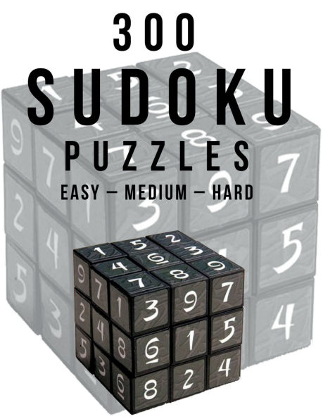 300 Sudoku Puzzles Easy - Medium - Hard: Great large print sudoku ...
