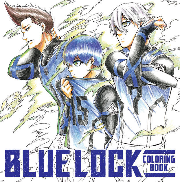 Blue Lock Coloring Book by Muneyuki Kaneshiro, Yusuke Nomura, Paperback ...
