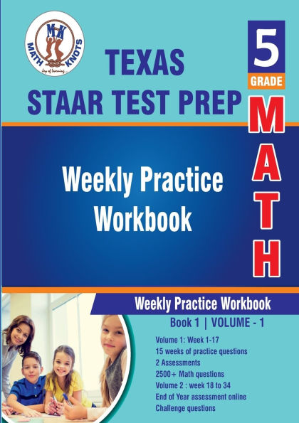 5th Grade Math: Texas State (STAAR) Test Prep : Weekly Practice ...