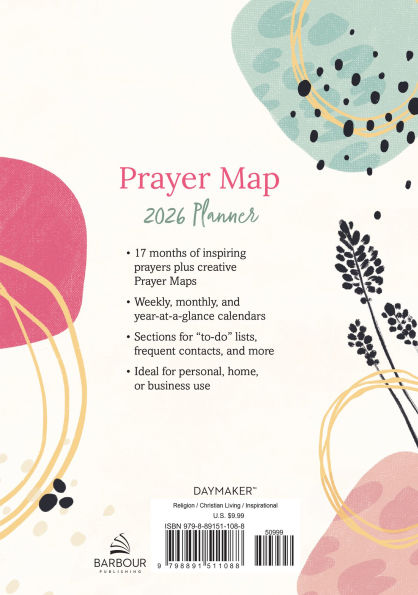 2026 Creative Planner The Prayer Map by Barbour Publishing, Other ...