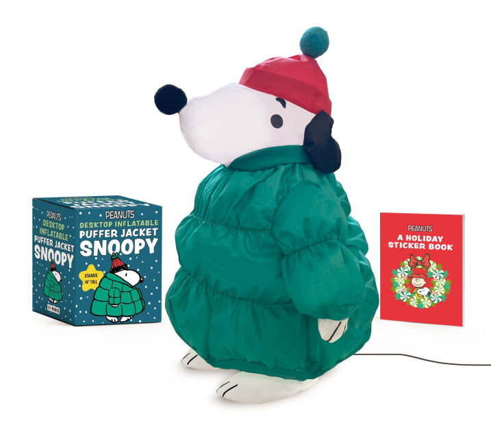 Peanuts: Desktop Inflatable Puffer Jacket Snoopy: Stands 14" Tall by ...