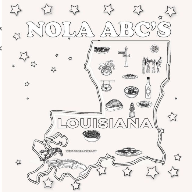 NOLA ABC'S Coloring Book by Jaz Morton, Paperback | Barnes & Noble®